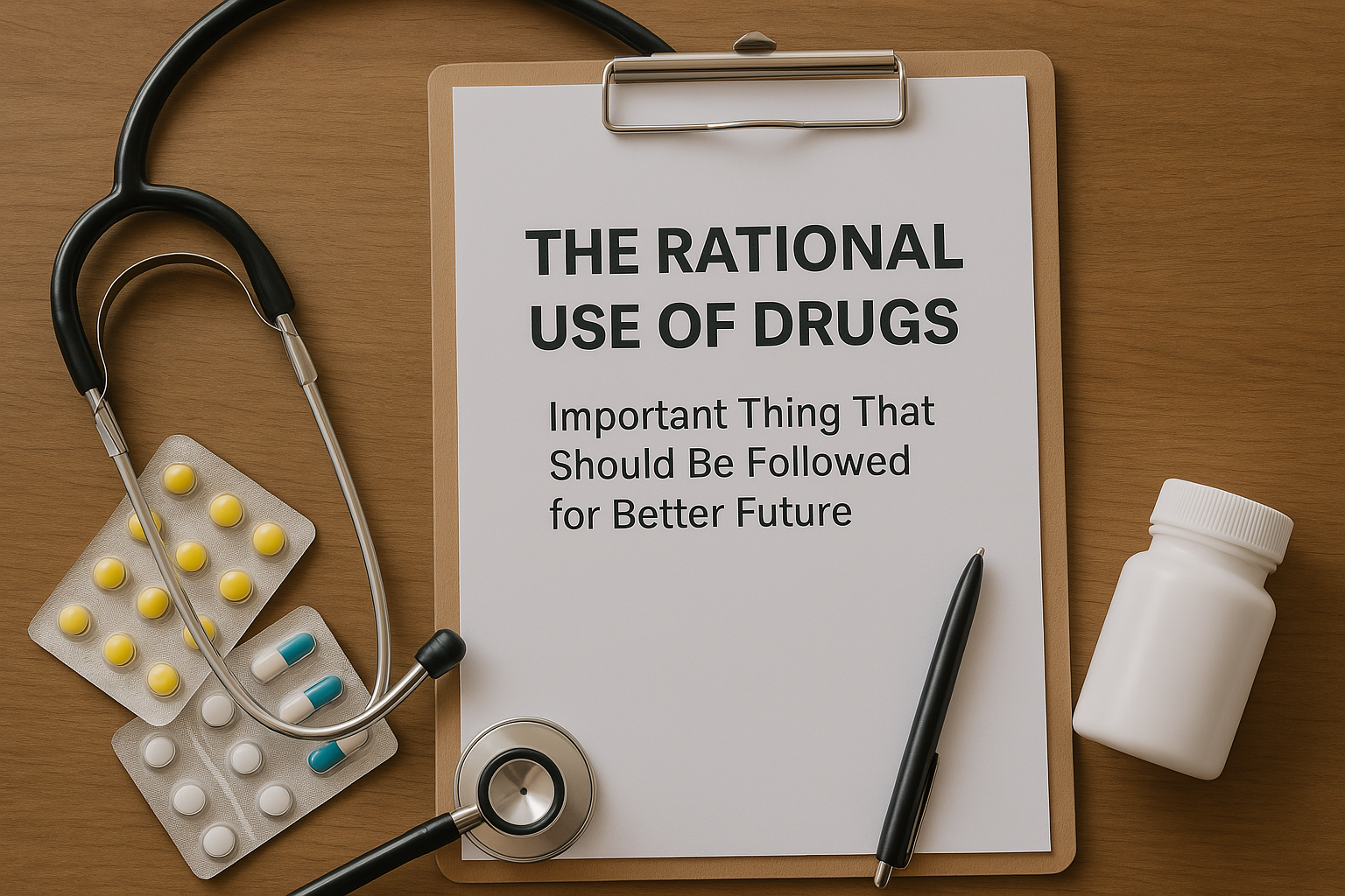 THE RATIONAL USE OF DRUGS: IMPORTANT THING THAT SHOULD BE FOLLOWED FOR ...